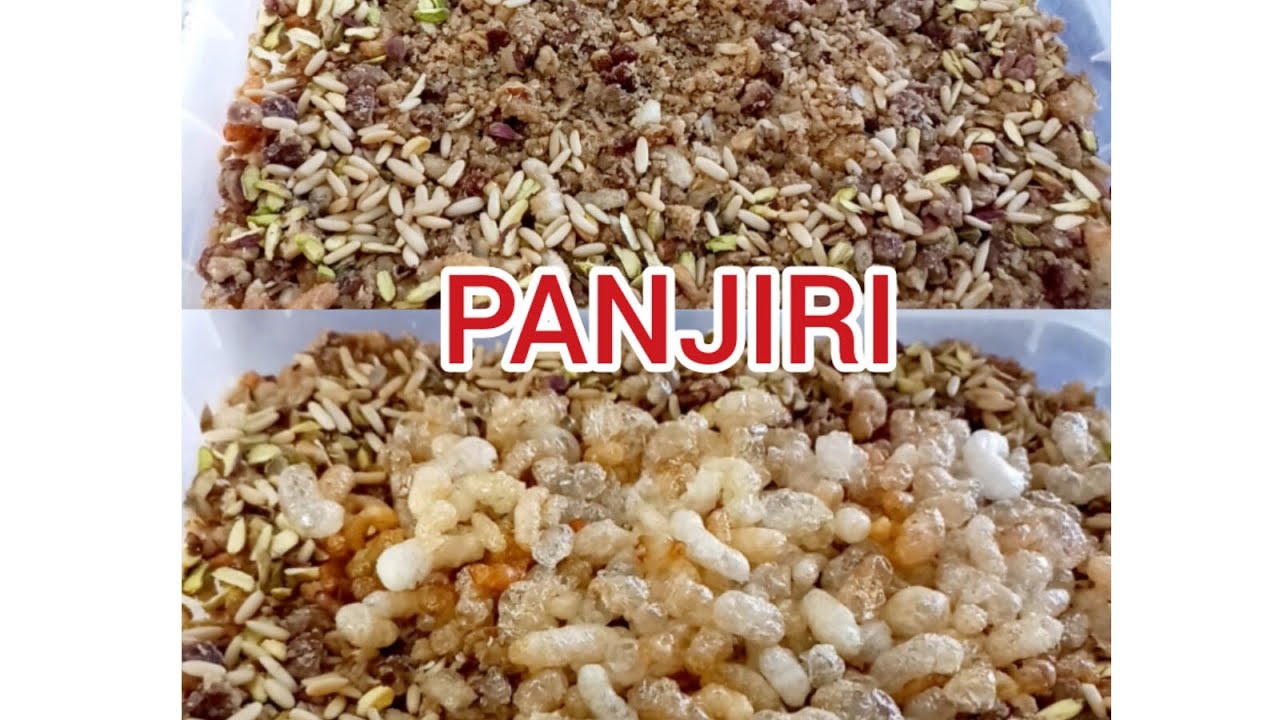 How To Make Panjiri Recipe|Easy Homemade Panjiri Recipe|zara's cooking ...