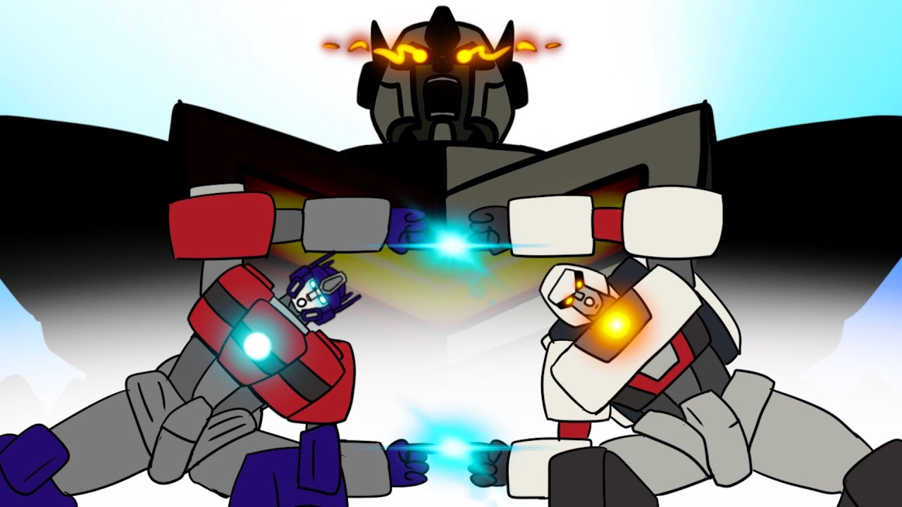 FUSION DANCE! What if Orion Pax and D-16 combine?! Half MEGATRON Half ...