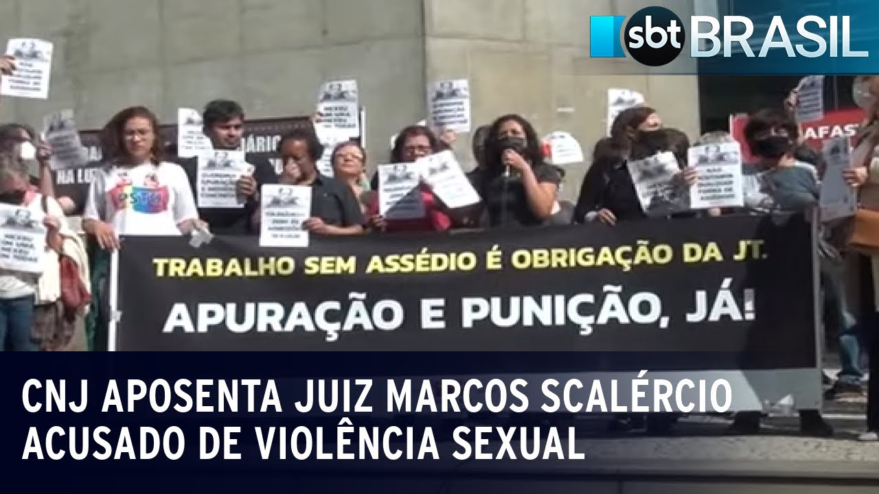 CNJ aposenta juiz Marcos Scalércio acusado de violência sexual | SBT ...