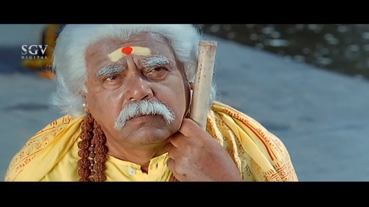 Darshan Enters His Village after 20 Years | Sarathi Kannada Movie Scene ...