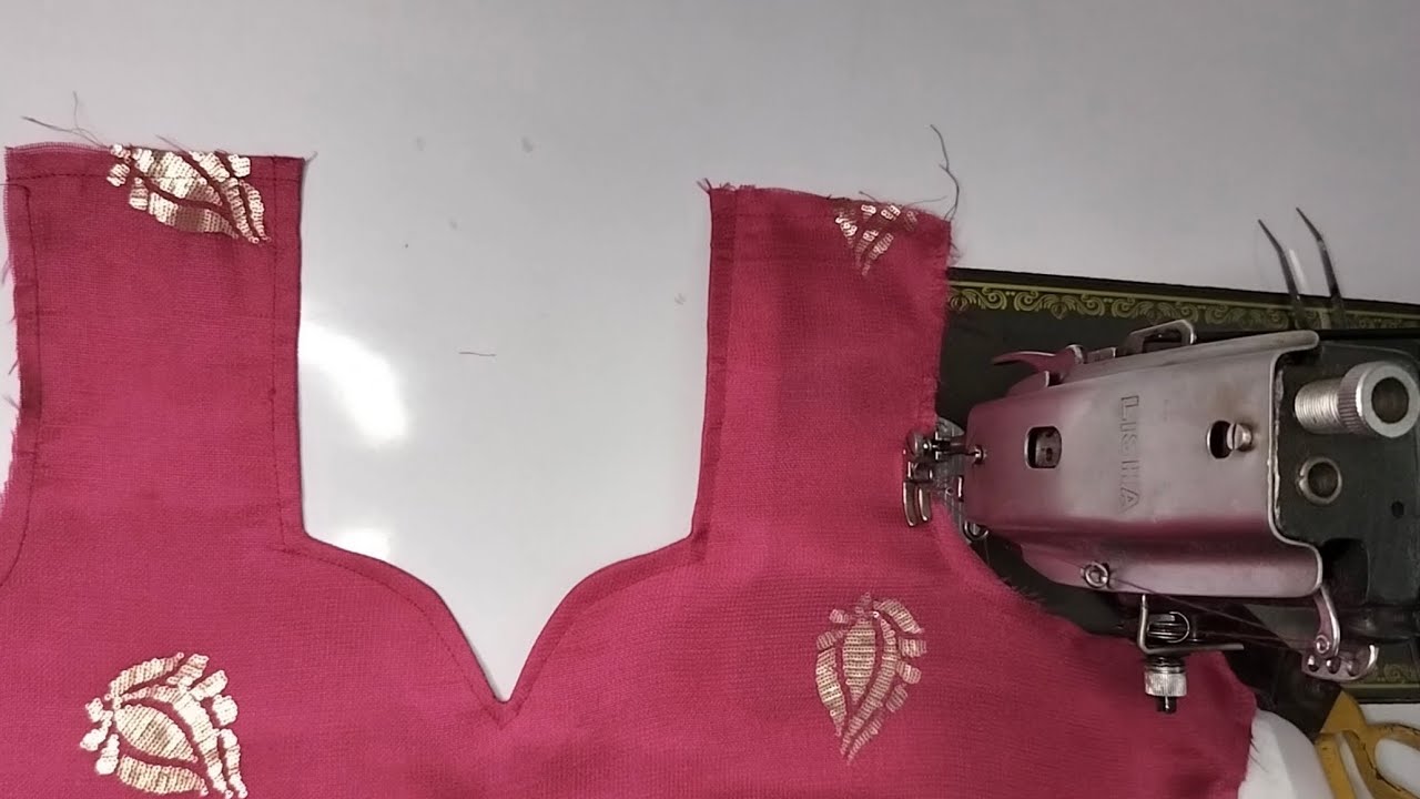 Sweetheart neck design| easy step by step cutting and stitching - YouTube