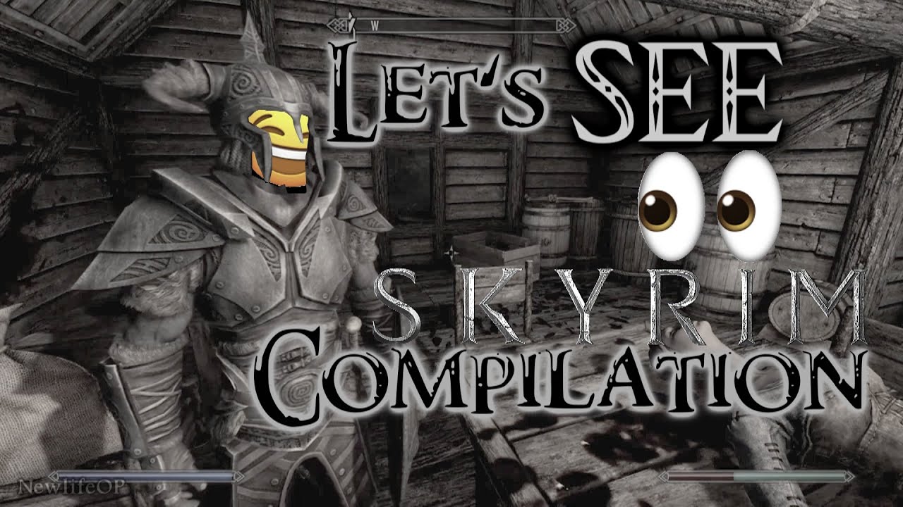 Let's See Skyrim Compilation | Lyle Shnub - YouTube