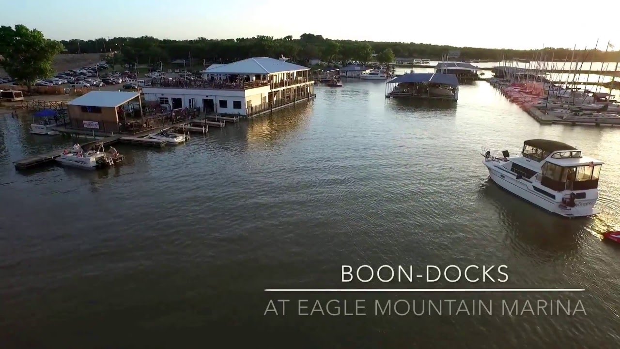Boon-Docks at Eagle Mountain Marina. Country with a view! - YouTube