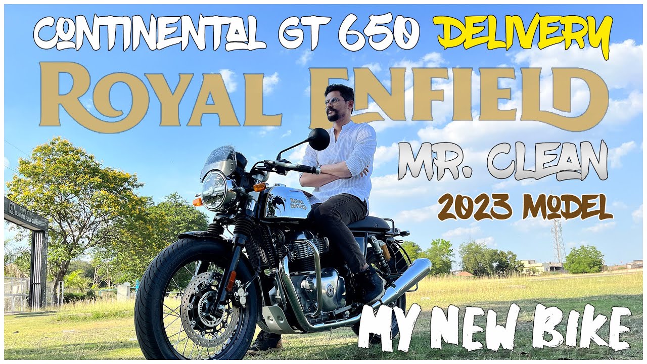 My New Royal Enfield Continental GT 650 2023 Mr. Clean | Dream Bike ...
