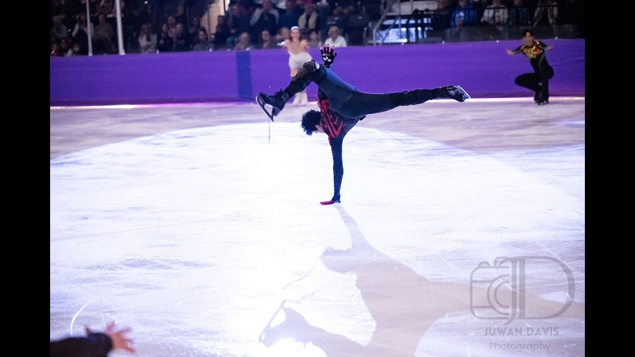 Samurai Seb Soars as Spider-Man | Acrobatic Ice Skating Performance at ...