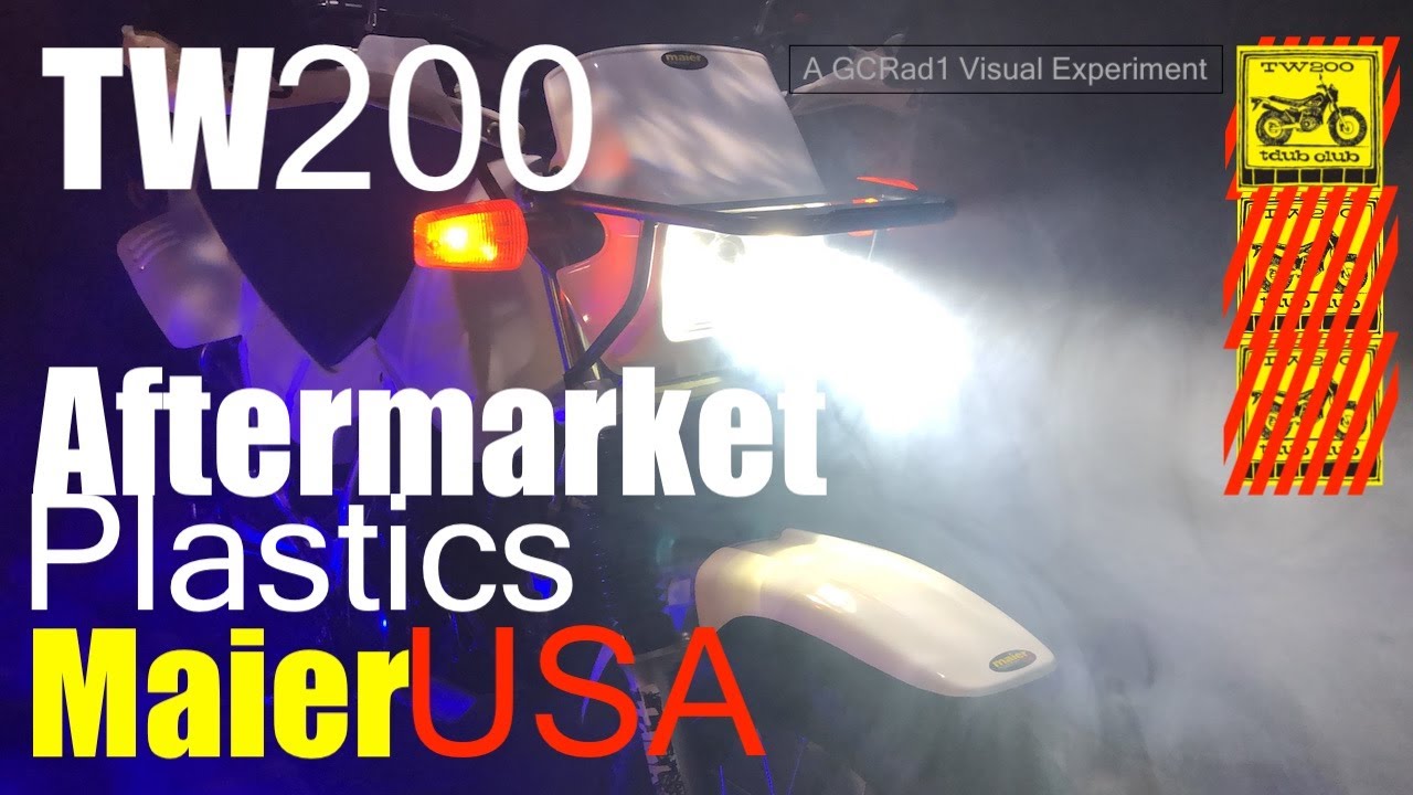 MAIER USA Aftermarket Plastics For YAMAHA TW200 Dual Sport Moto - A ...