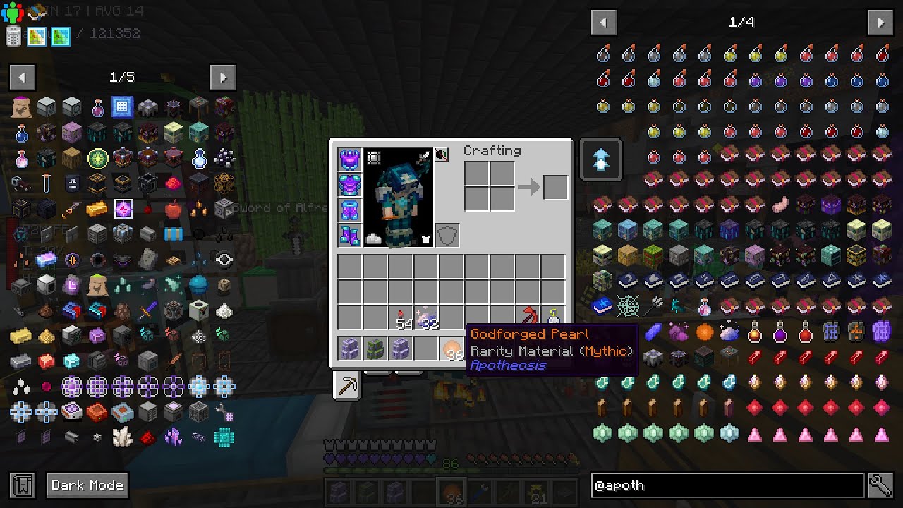 All The Mods 9. Episode 93. Gems for Morgan Sword. Apotheosis Godforged ...