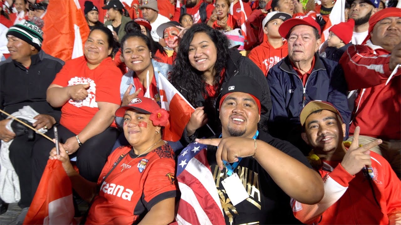 THE WORLD'S BEST - MATE MA'A TONGA - HAPPIEST FANS - SINGING & CHEERING ...