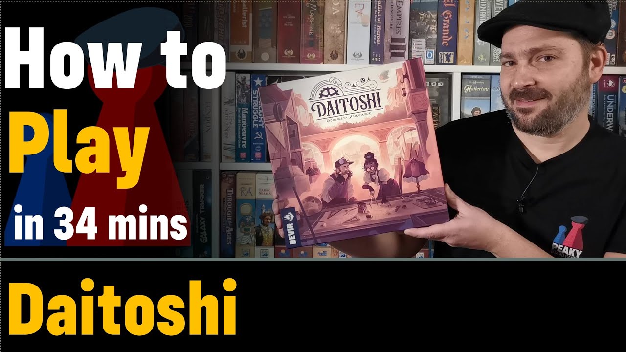 How to play Daitoshi - Full teach + Visuals - Peaky Boardgamer - YouTube