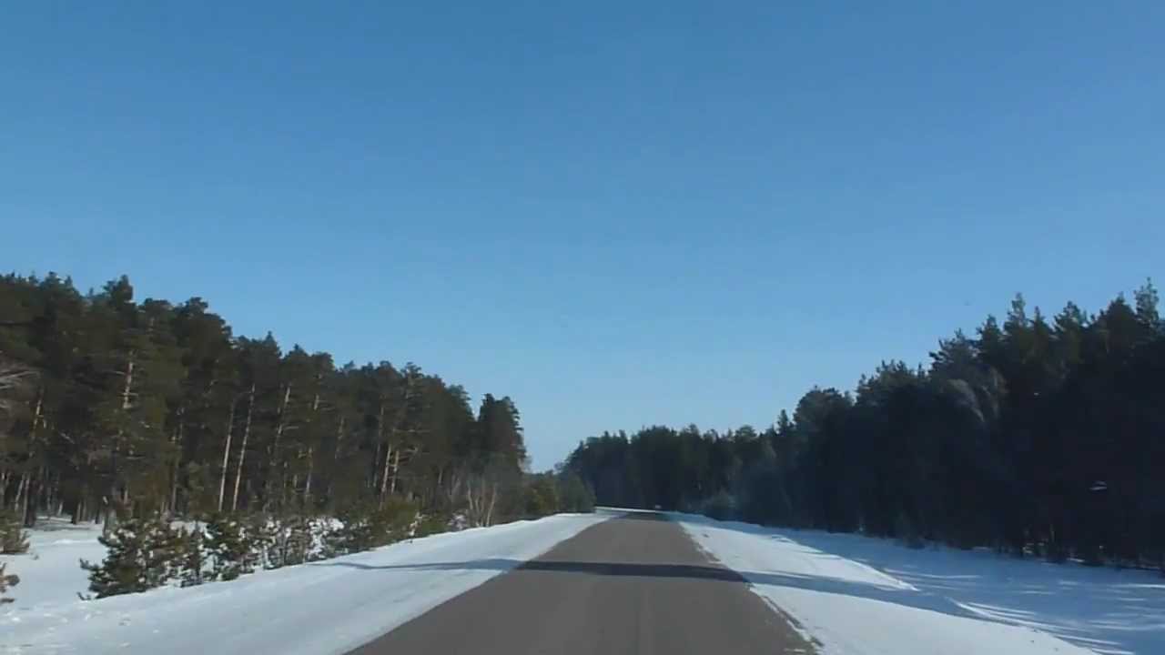 Driving between Astana and Stepnogorsk in Kazakhstan - YouTube