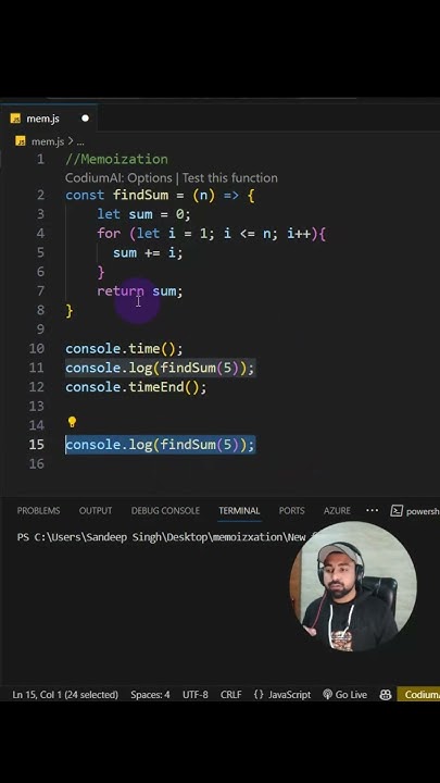 Memoization In Javascript Why Need Memoization Javascript Memoization Youtube 