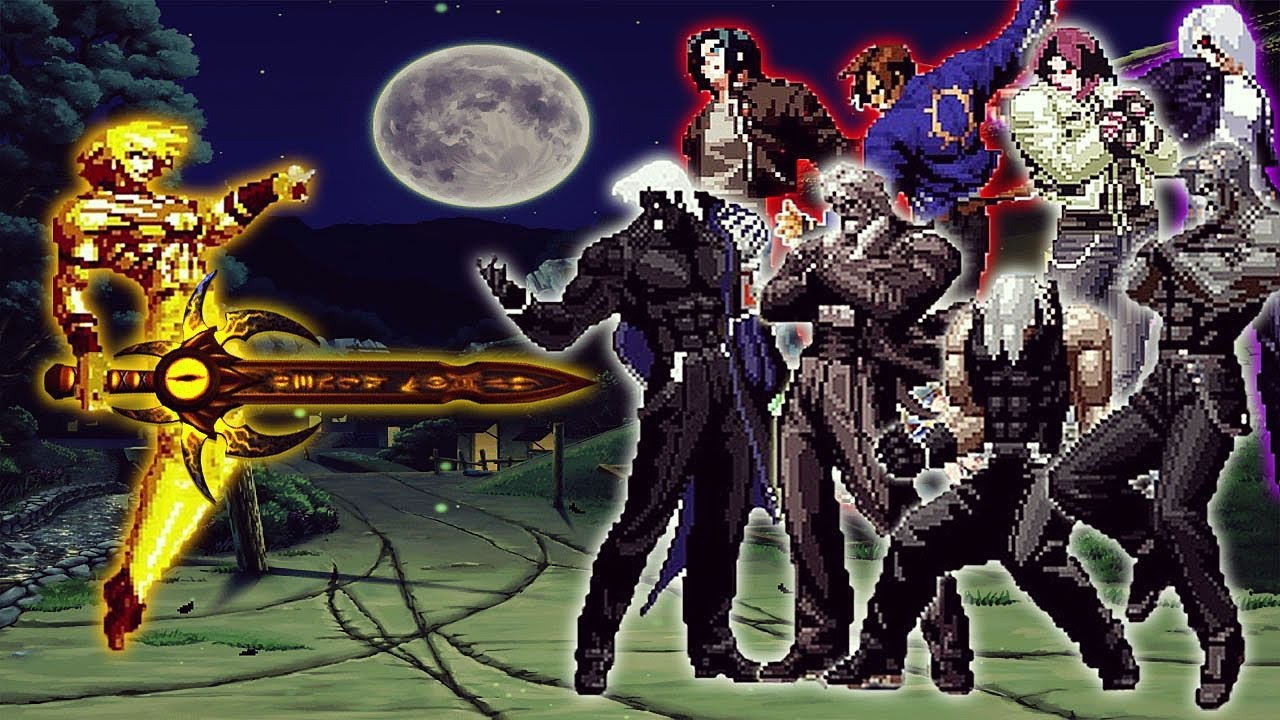 [KOF Mugen] Phoenix Orochi Vs Ultimate Kyo Kusanagi, Rugal Team | 1 Vs ...