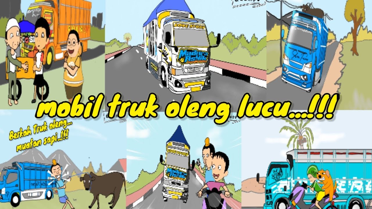 mobil truk oleng menjadi - satu kompilasi lucu ketika oleng di jalanan ...