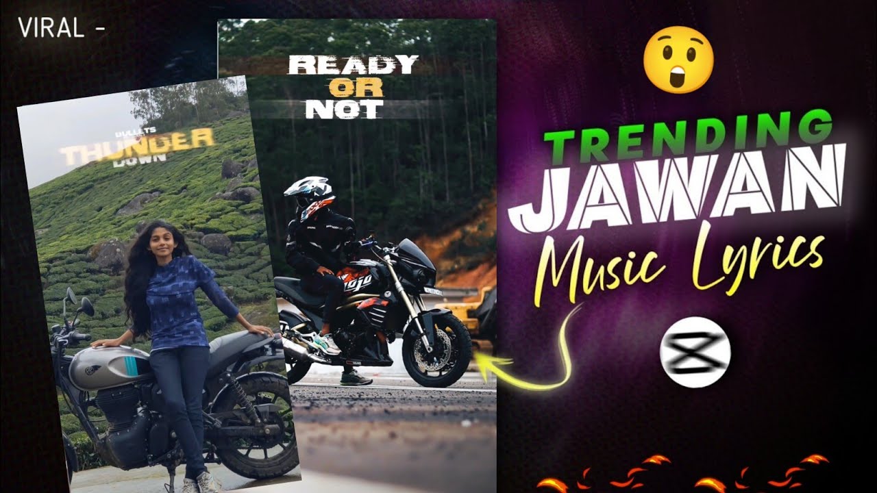Jawan Prevue Theme Music Lyrics Reels Video Editing | Jawan Capcut ...