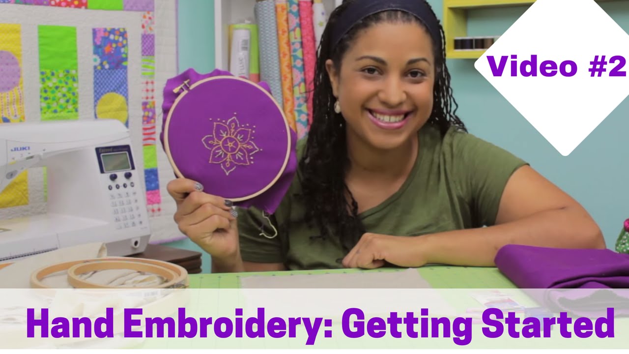 Hand Embroidery Basics- Getting Started: Video #2 - YouTube