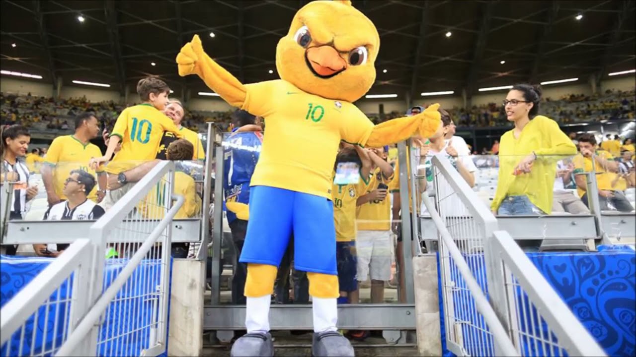 Mascote Canarinho Seleção Brasileira - YouTube