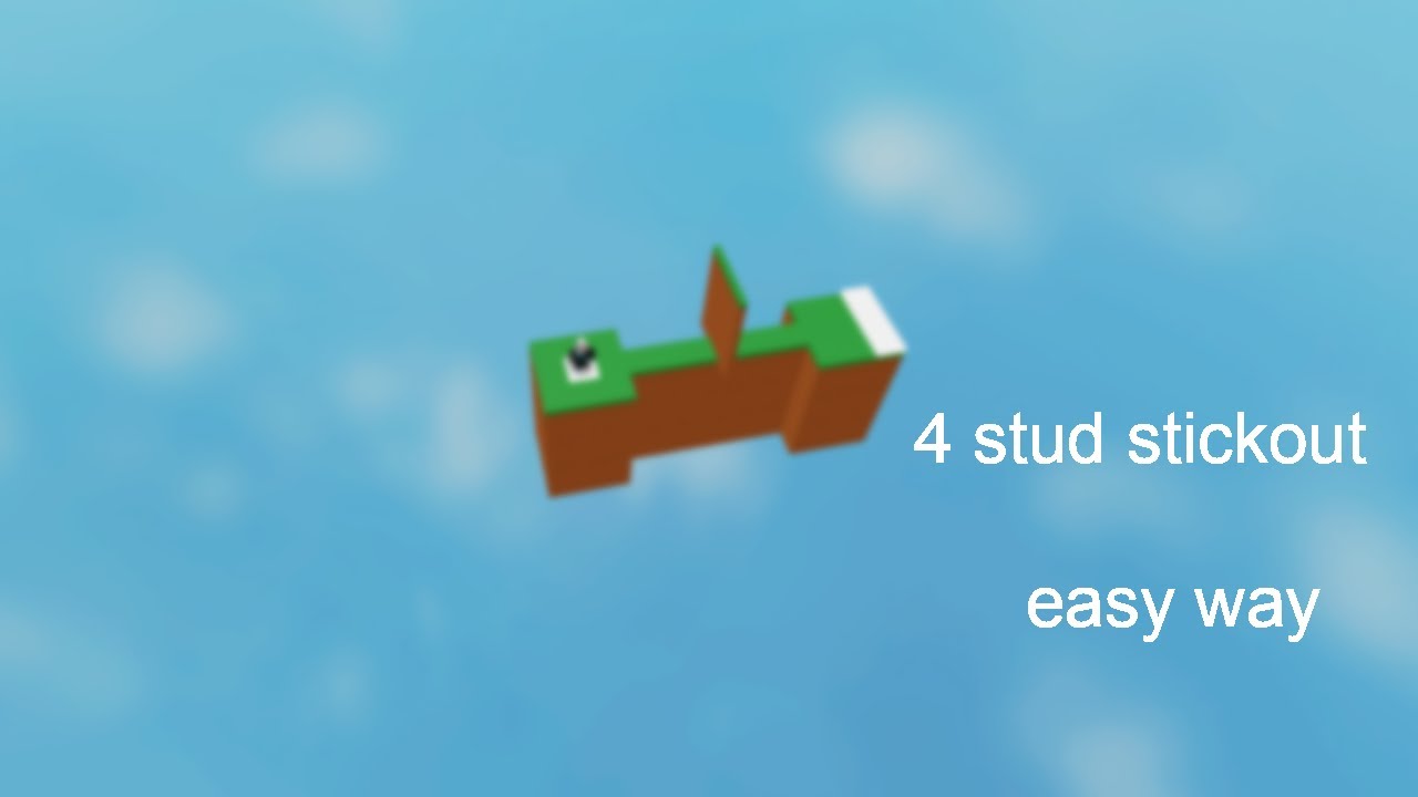 4 stud stickout in easy way - YouTube
