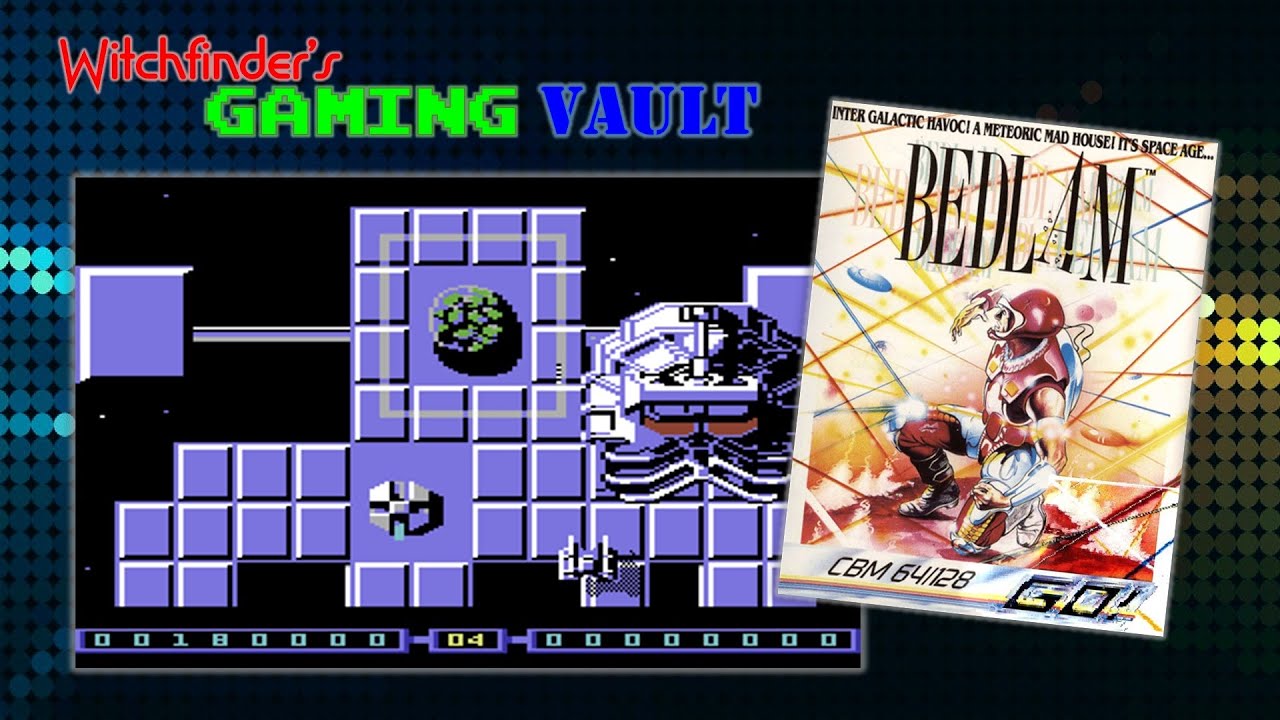 Witchfinder's Gaming Vault: Bedlam (Commodore 64) - YouTube