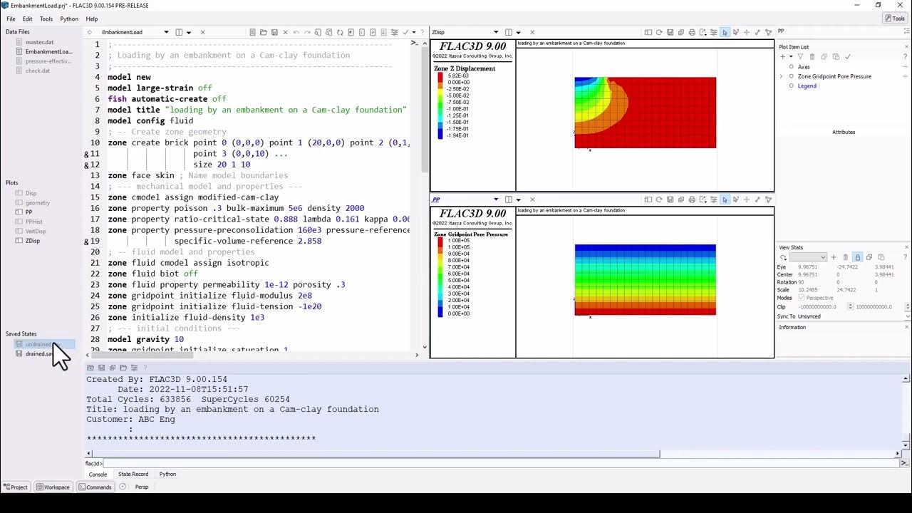 An overview of the new FLAC3D 9 user interface (UI) - YouTube