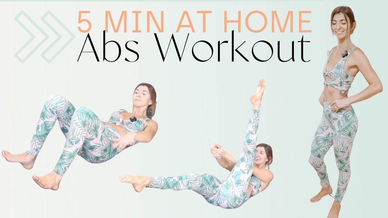 5 Minute At Home Abs Workout / Doc Holly Health - YouTube