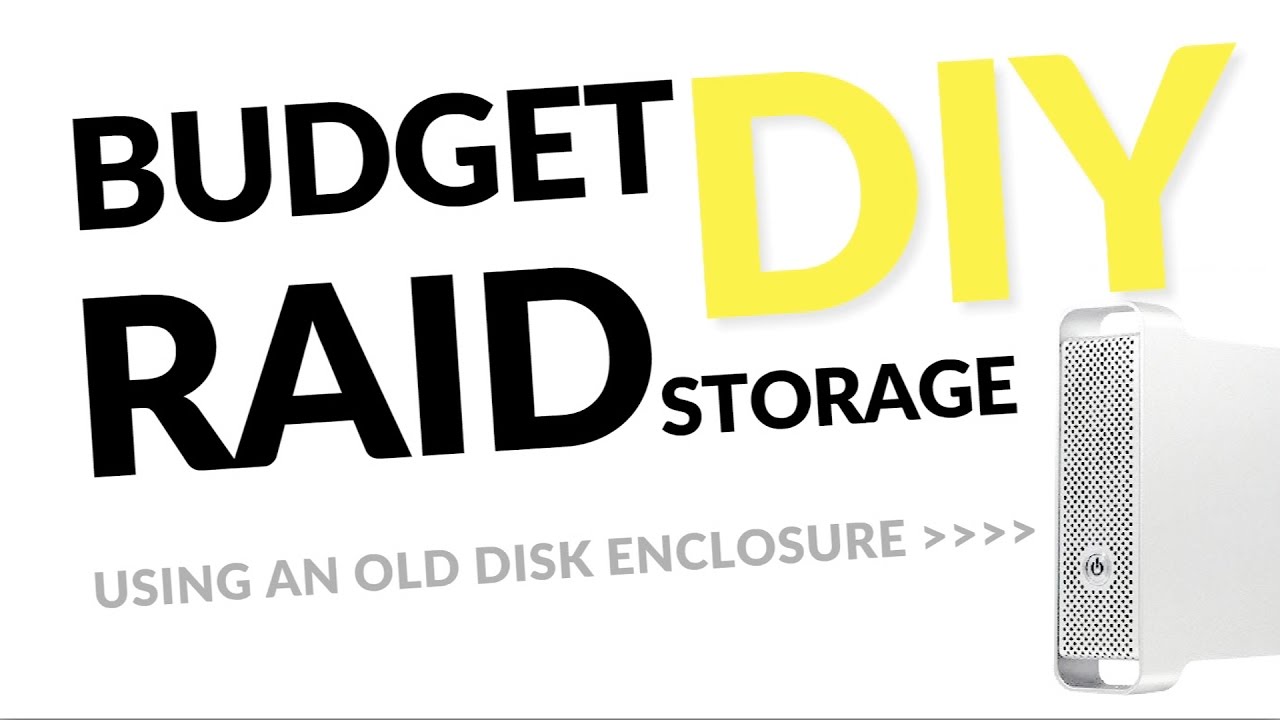 DIY SATA RAID Storage in an old HDD enclosure - YouTube