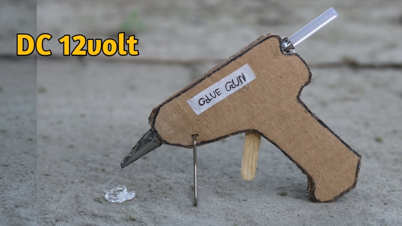 How To Make A Hot Glue Gun Using Cardboard Easy Way Diy At Home