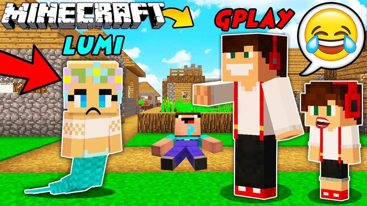 LUMI ZOSTAŁA ŁYSA W MINECRAFT?! || LUMI & GPLAY - YouTube