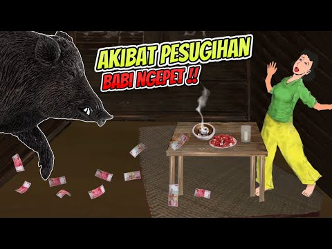 Akibat Pesugihan Babi Ngepet ‼️ Animasi Kartun Horor Kisah Nyata