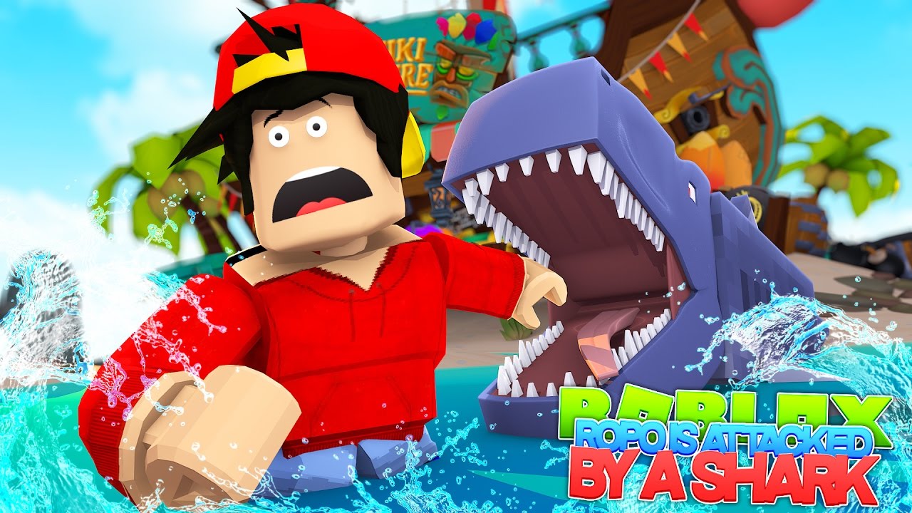 LITTLE ROPO ATTACKED BY A SHARK !!! Sharky Gaming | Roblox - YouTube