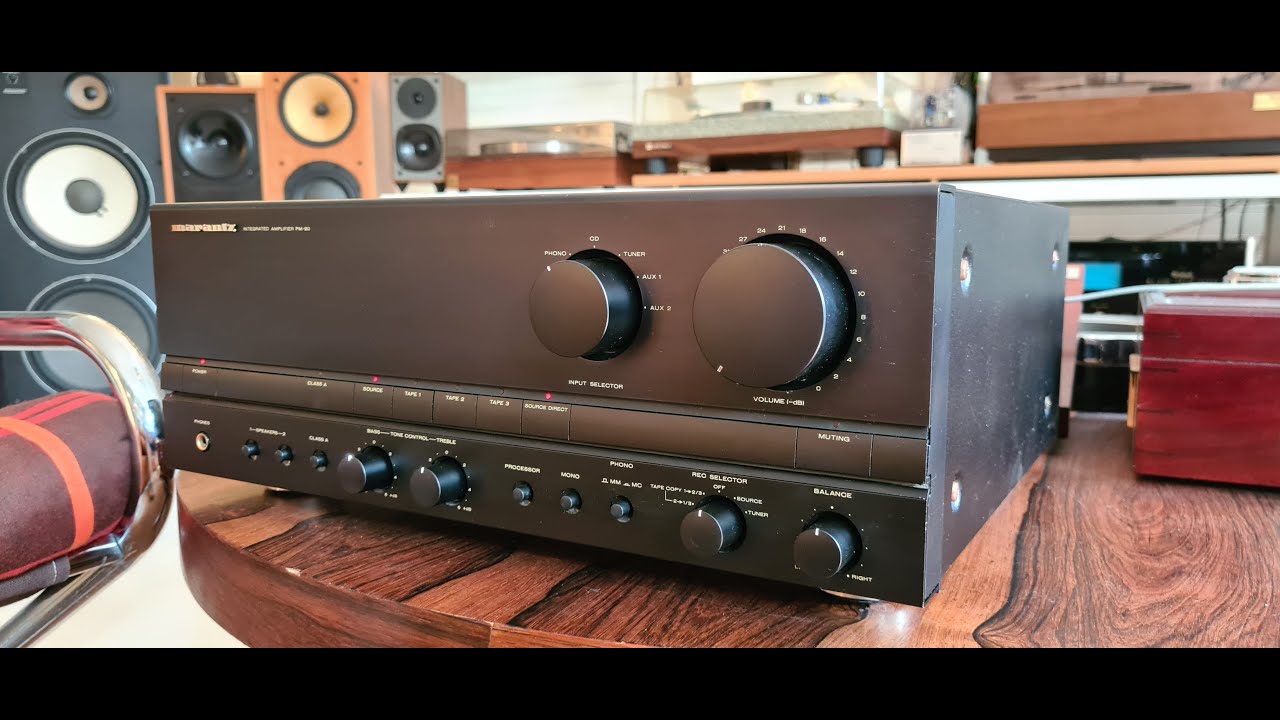 MARANTZ PM-80 amplifer high fidelity -test- - YouTube