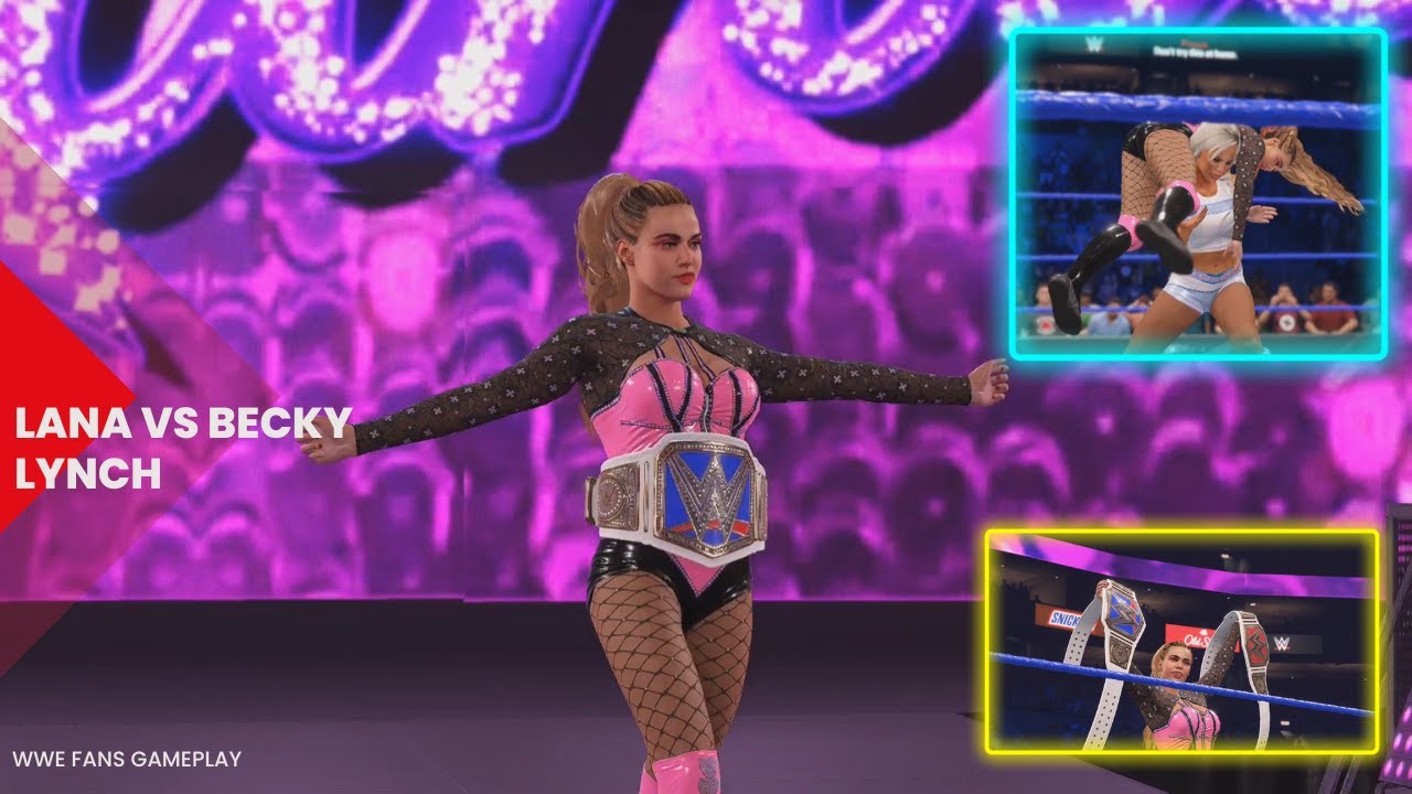 Lana vs. The Becky Lynch - Champion vs Champion - WWE 2K - YouTube