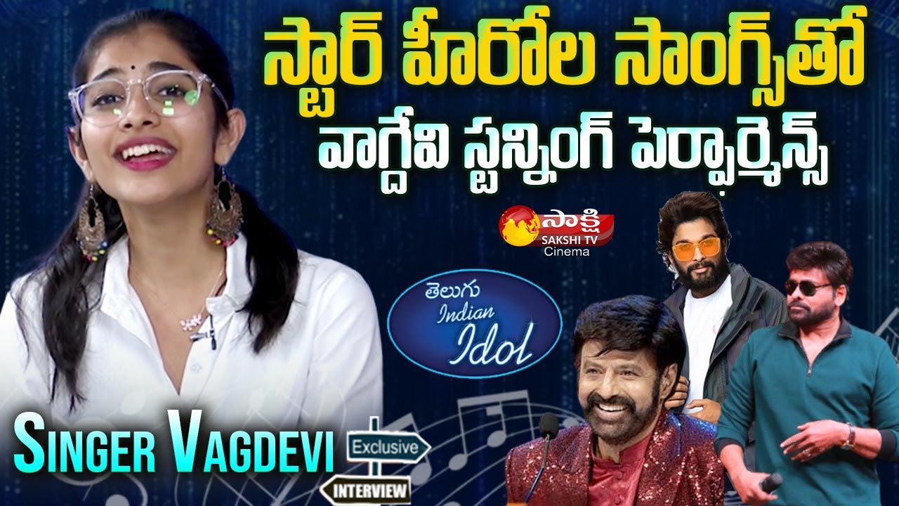 Telugu Indian Idol Winner Vagdevi Sings Back To Back Hit Songs in Live ...