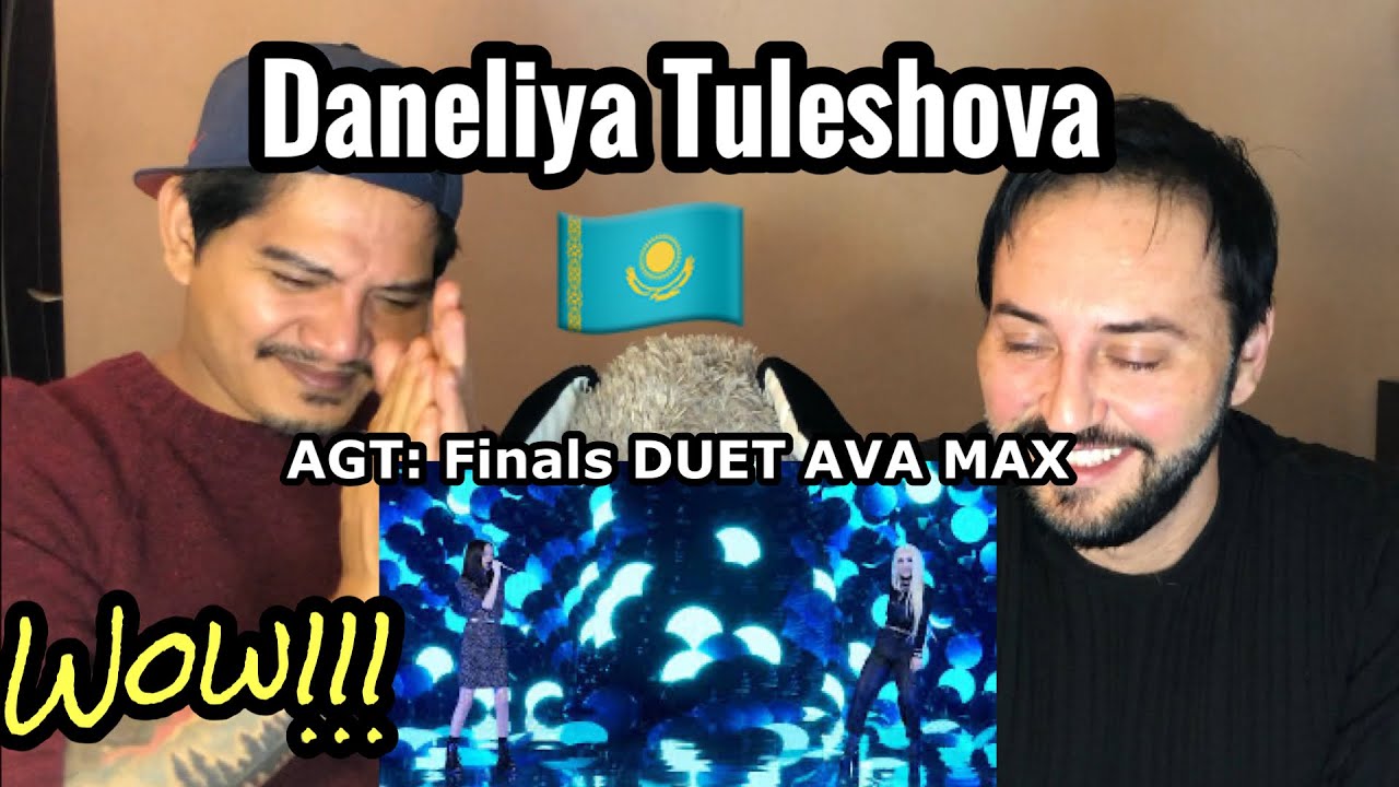 Singer Reacts| Daneliya Tuleshova and Ava Max Duet| AGT Finals - YouTube