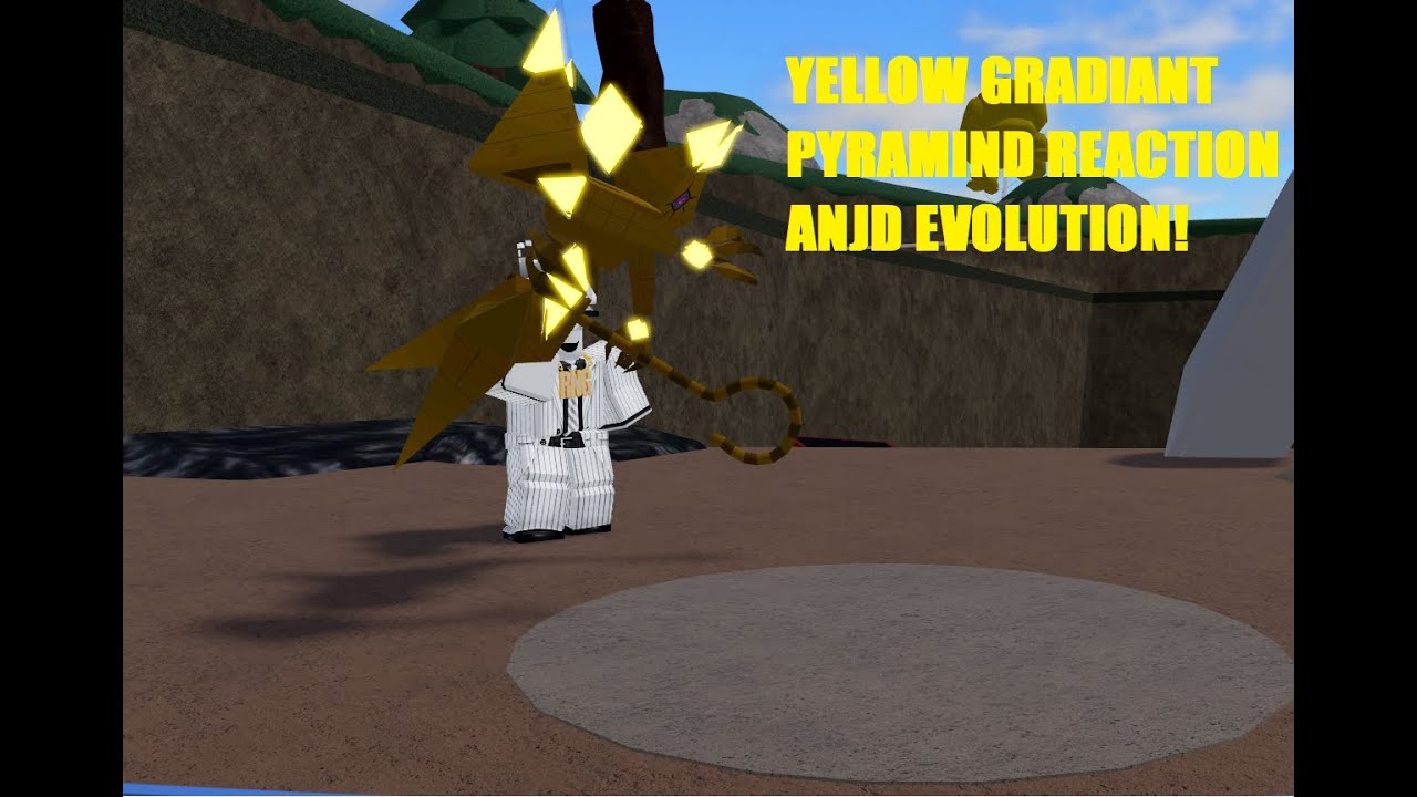 Yellow gradient pyramind find and evolution in Loomian Legacy! - YouTube