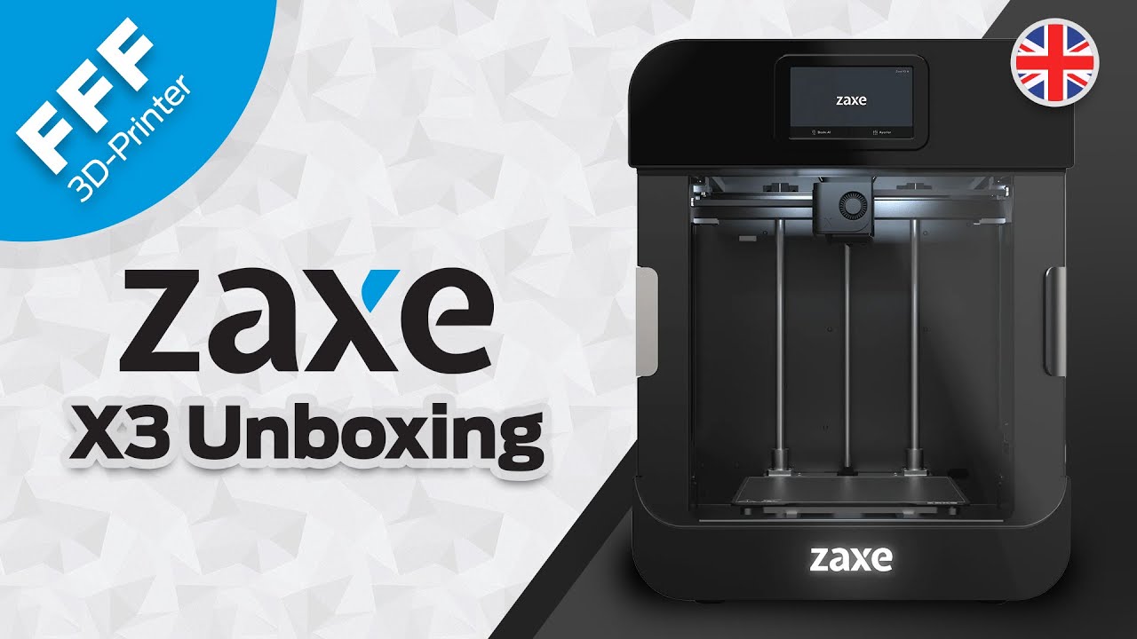 Zaxe X3 Unboxing - Single nozzle printer with decent build volume - YouTube