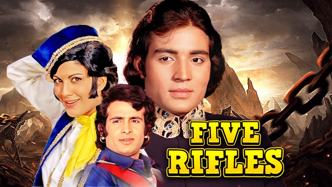 बॉलीवुड की पुरानी एक्शन फिल्म | 5 Rifles | Full Bollywood Movie |Rakesh ...