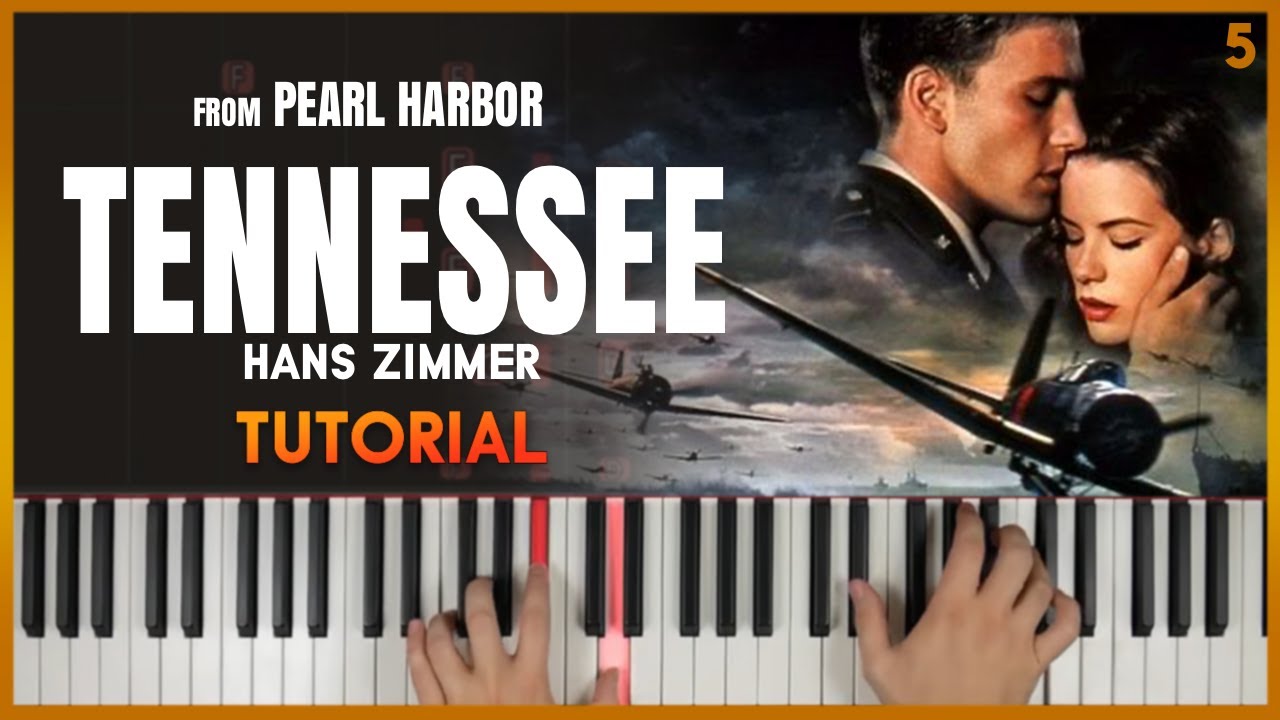 TENNESSEE from 'Pearl Harbor' by Hans Zimmer | Piano Tutorial (Part 1) Slow and Detailed - YouTube