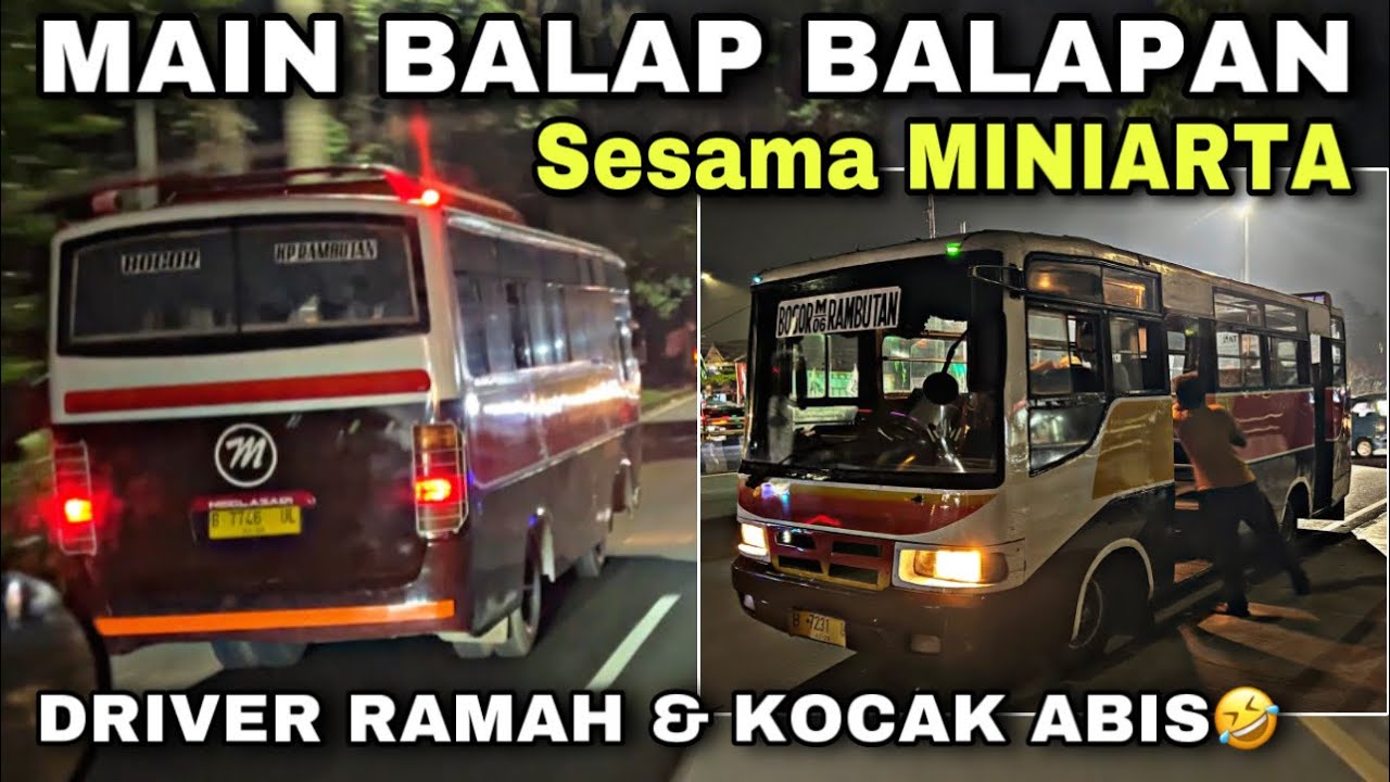Main Balap Balapan Sesama Miniarta ️ Driver Ramah & Kocak Abis 🤣| trip ...