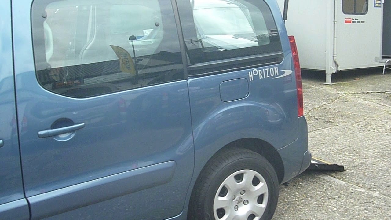 Wheelchair Access Peugeot Partner Horizon - YouTube
