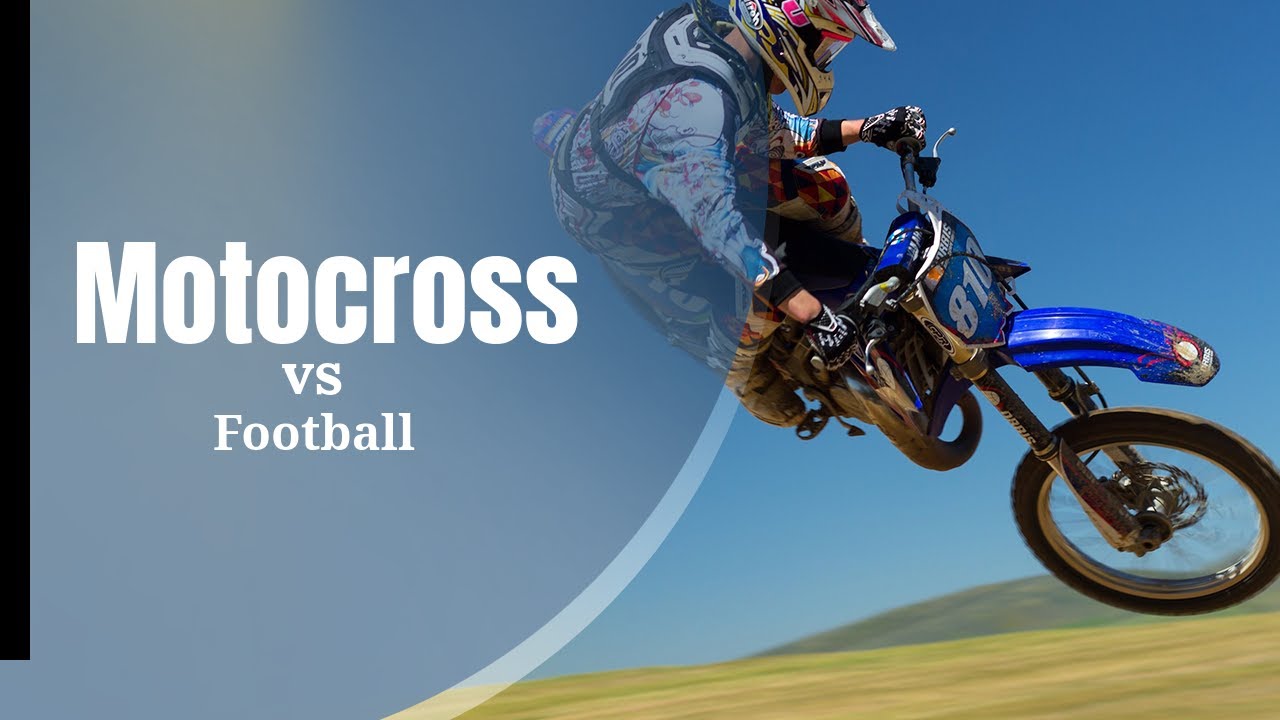 Motocross vs Football - YouTube