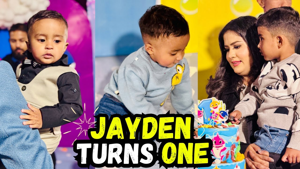MR.JAYDEN TURNS ONE🎂BIRTHDAY BOY OVER EXICITED AND HAPPY ️ - YouTube