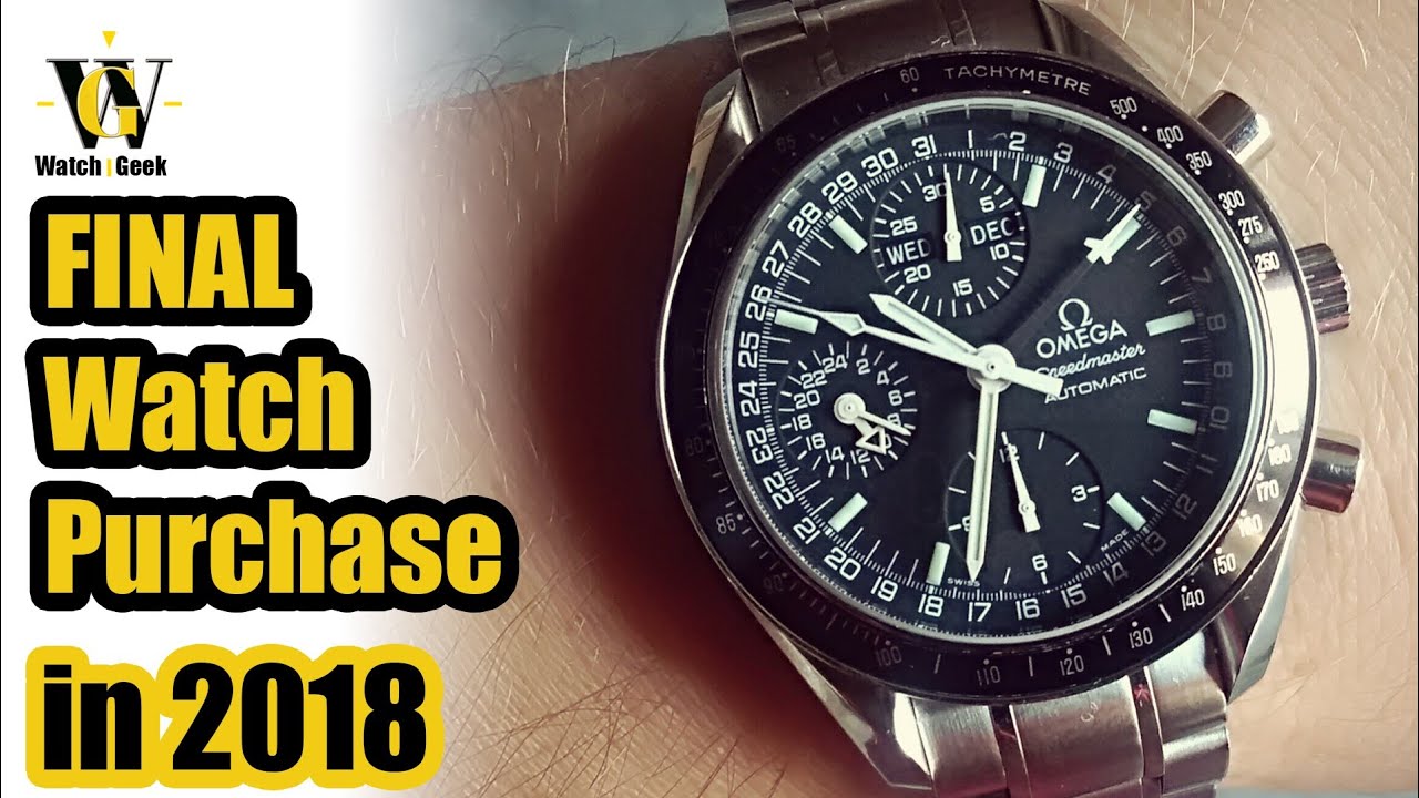 Omega Speedmaster - FINAL watch purchase of 2018 - a gift to myself ...
