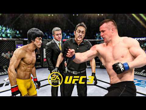 Bruce Lee vs Mirko Cro Cop   EA Sports UFC 3   Dragon Fight 🔥🐲