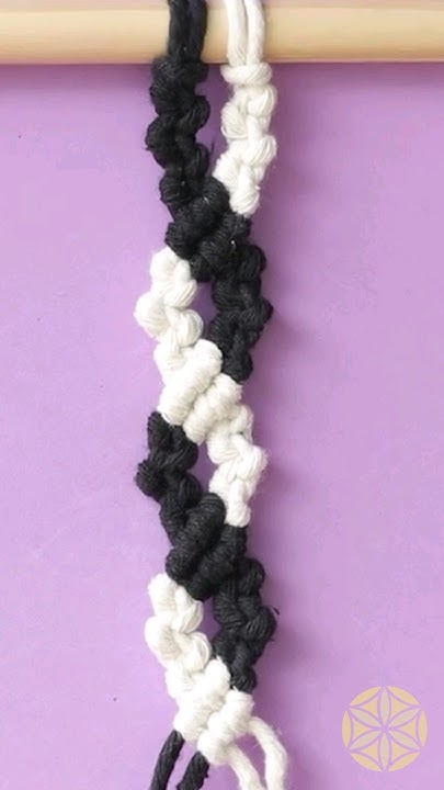 Tutorial👆de Macramê Padrão Nó Corrente! #macrame #tutorialmacrame #macramepassoapasso - YouTube