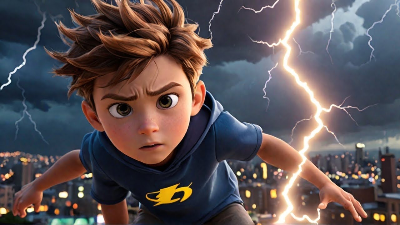 Electric Boy vs Dark Storm | Superhero Battle for Kids! - YouTube
