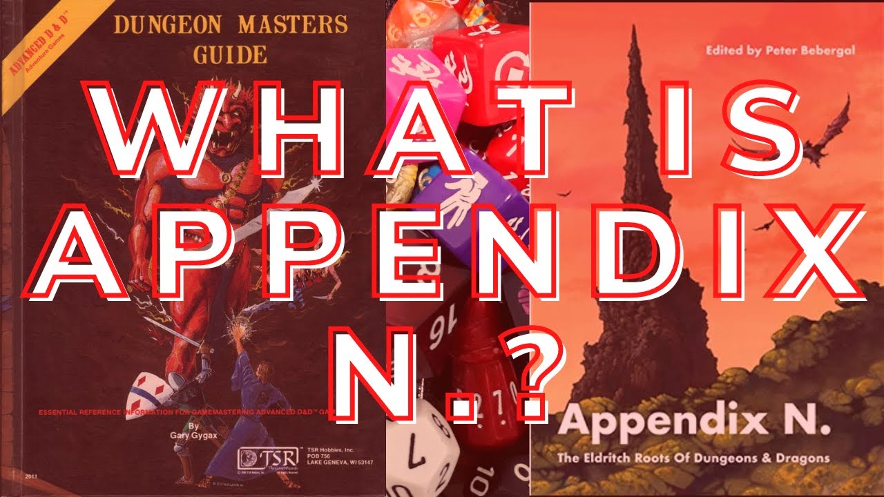 AD&D 1e What is Appendix N - D&D Inspirations - YouTube