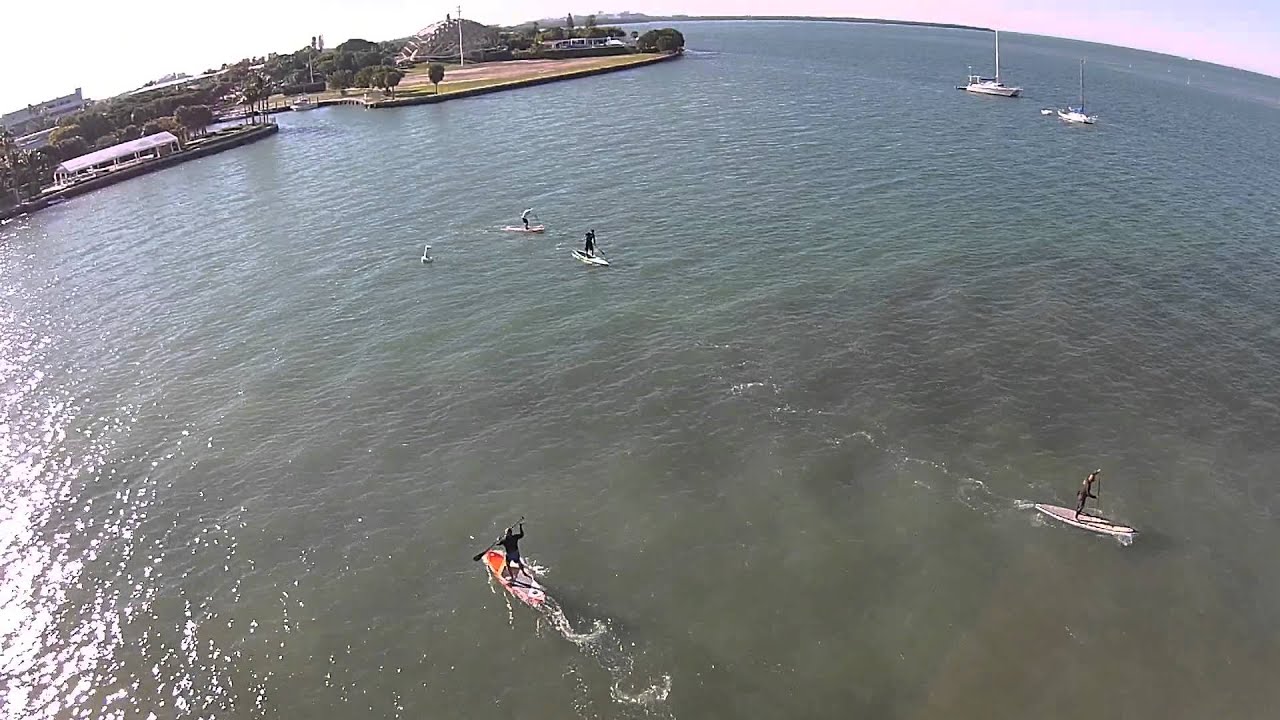 Saturday morning SUP paddle on Key Biscayne. - YouTube