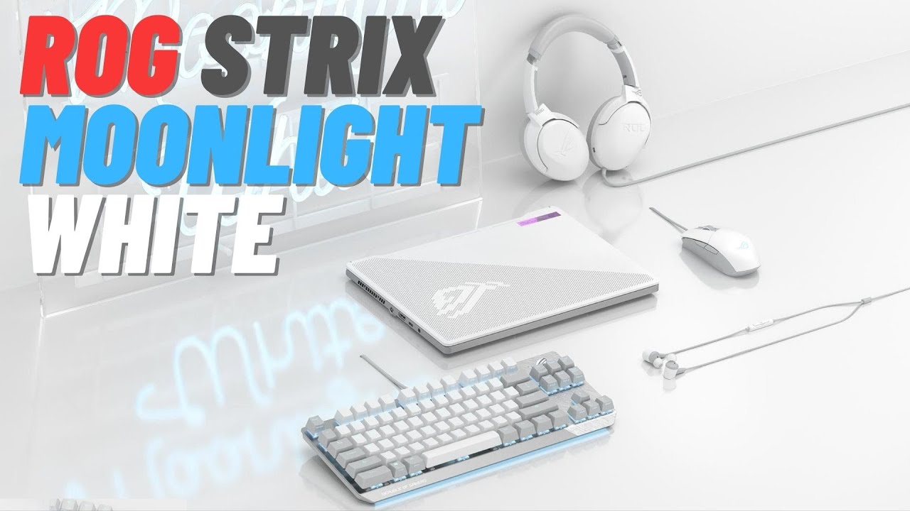 ROG Strix Moonlight White - YouTube