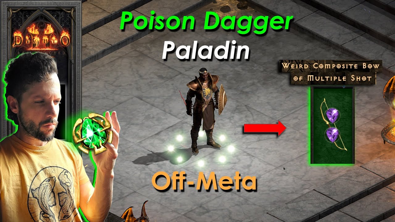 Poison Dagger Paladin - D2R Off-Meta Build - Non-Ladder - YouTube
