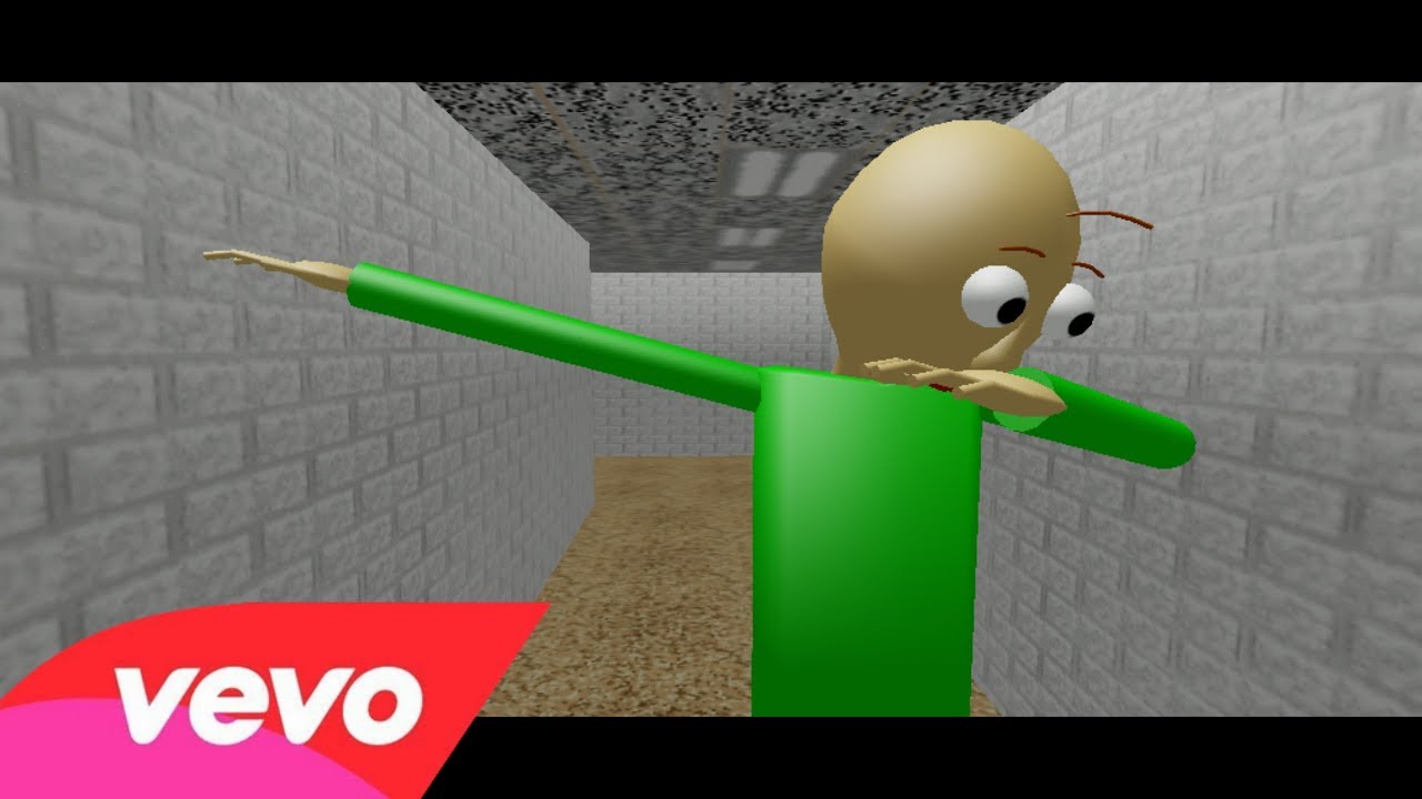 Baldi does the fortnite dance - YouTube
